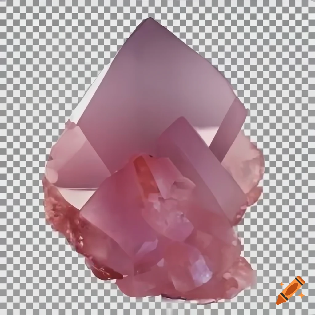 Large transparent quartz crystal on Craiyon
