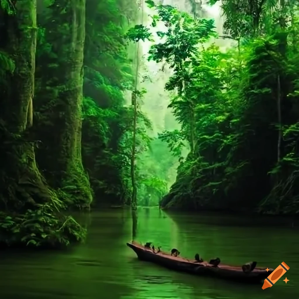 Amazon rainforest on Craiyon