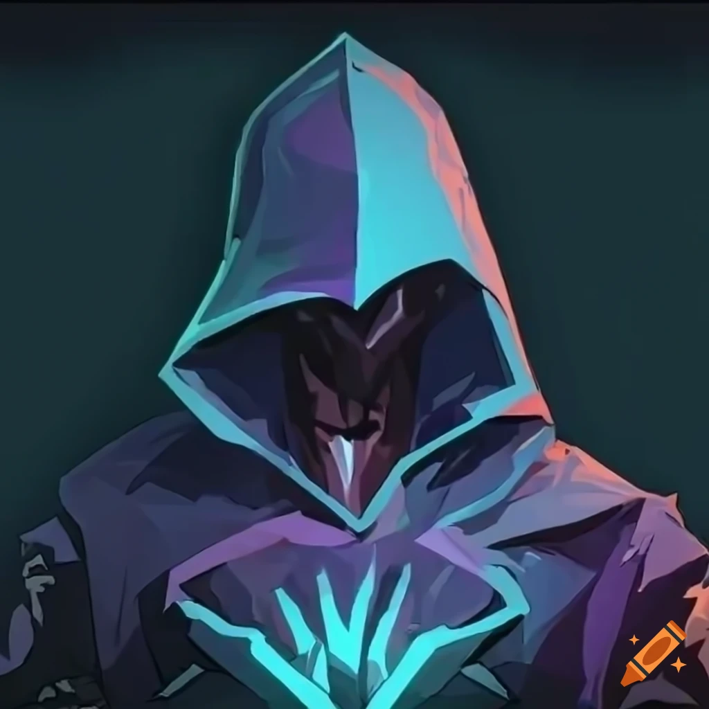 Valorant character omen using abilities on Craiyon