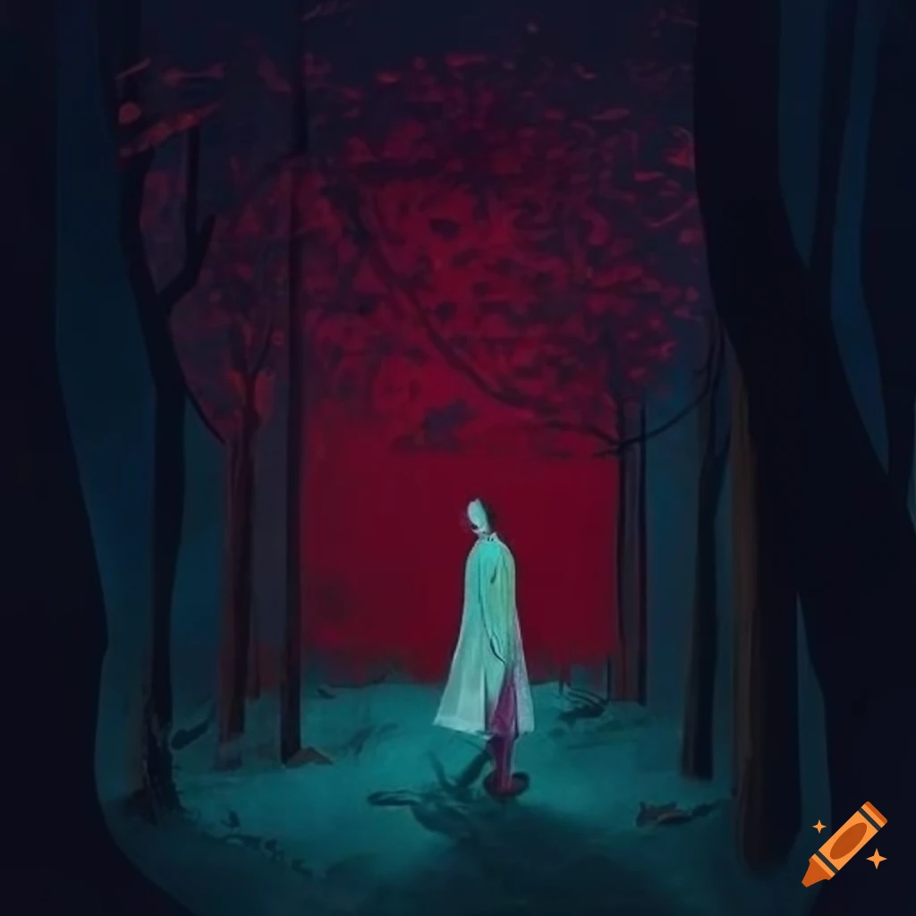 Cover art for a collection of melancholic short stories depicting ...