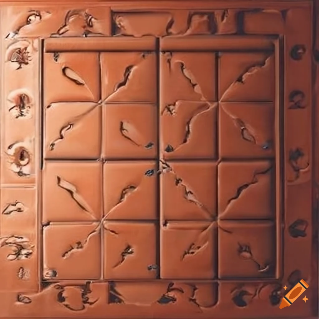 Castle tile set on Craiyon