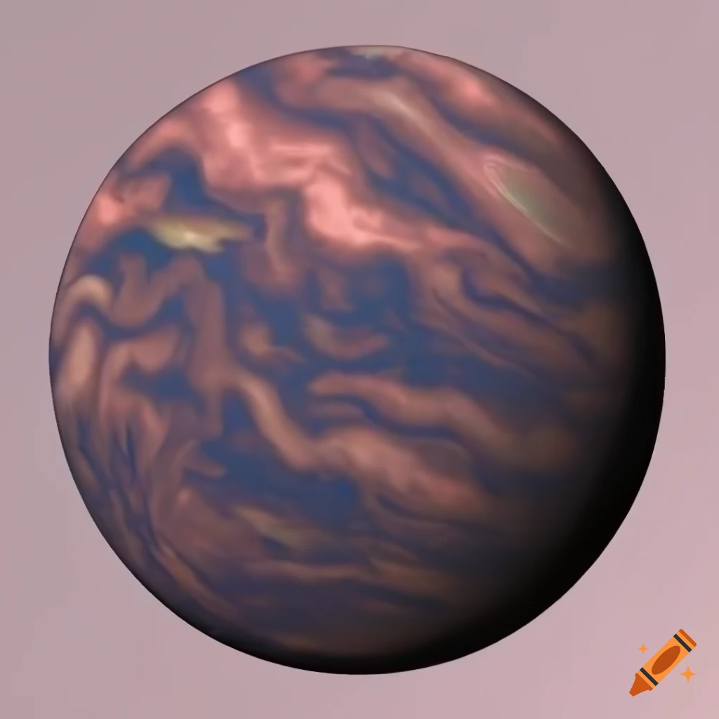 Low polygon planet on Craiyon