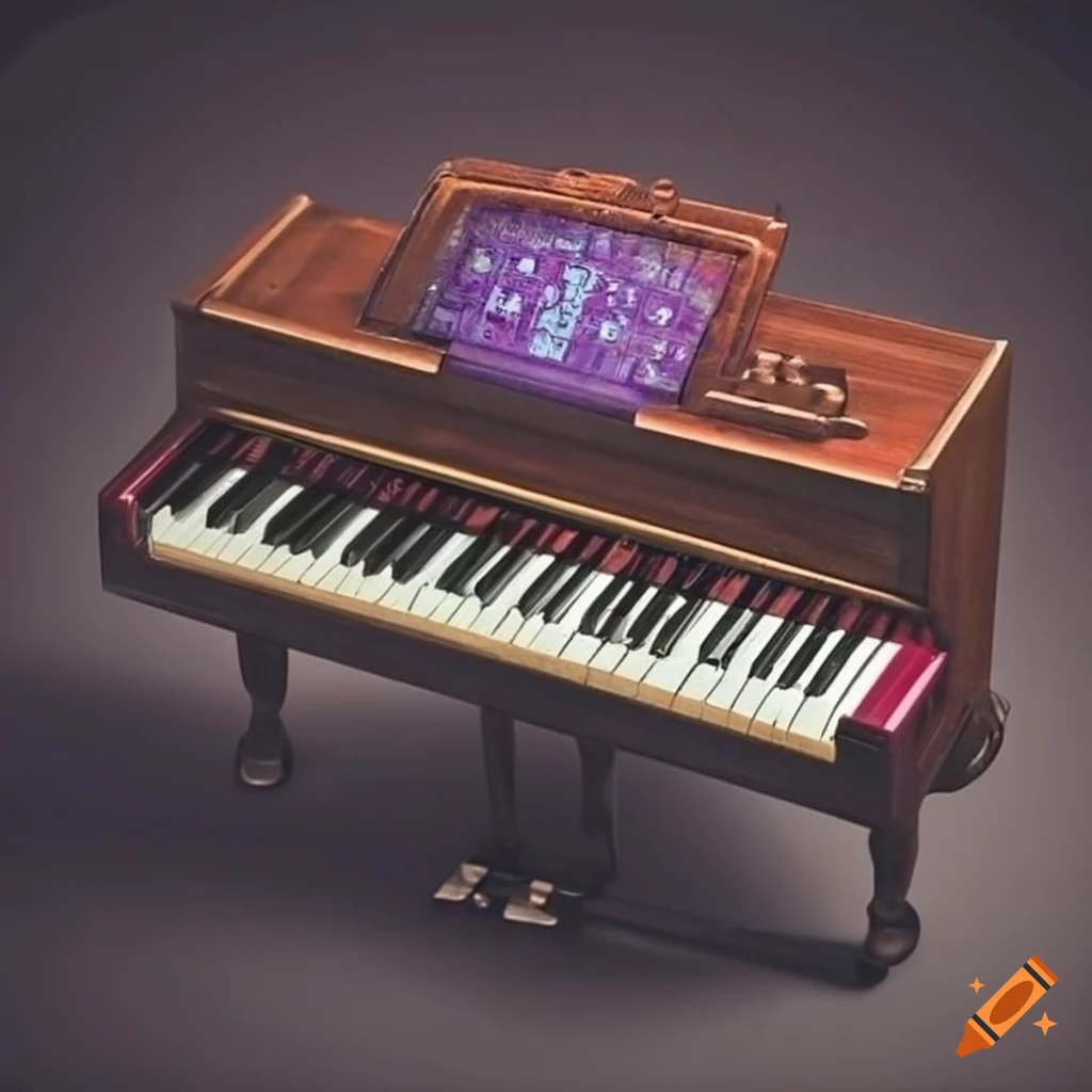 Piano with an odometer on Craiyon