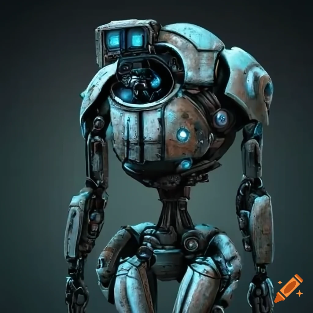 Robot portal atlas fallout eyebot on Craiyon