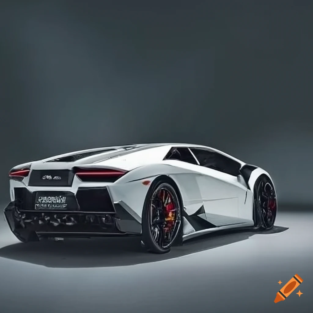 Lamborghini sports car on Craiyon