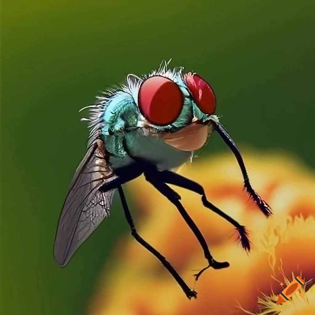 Cute small fly on Craiyon