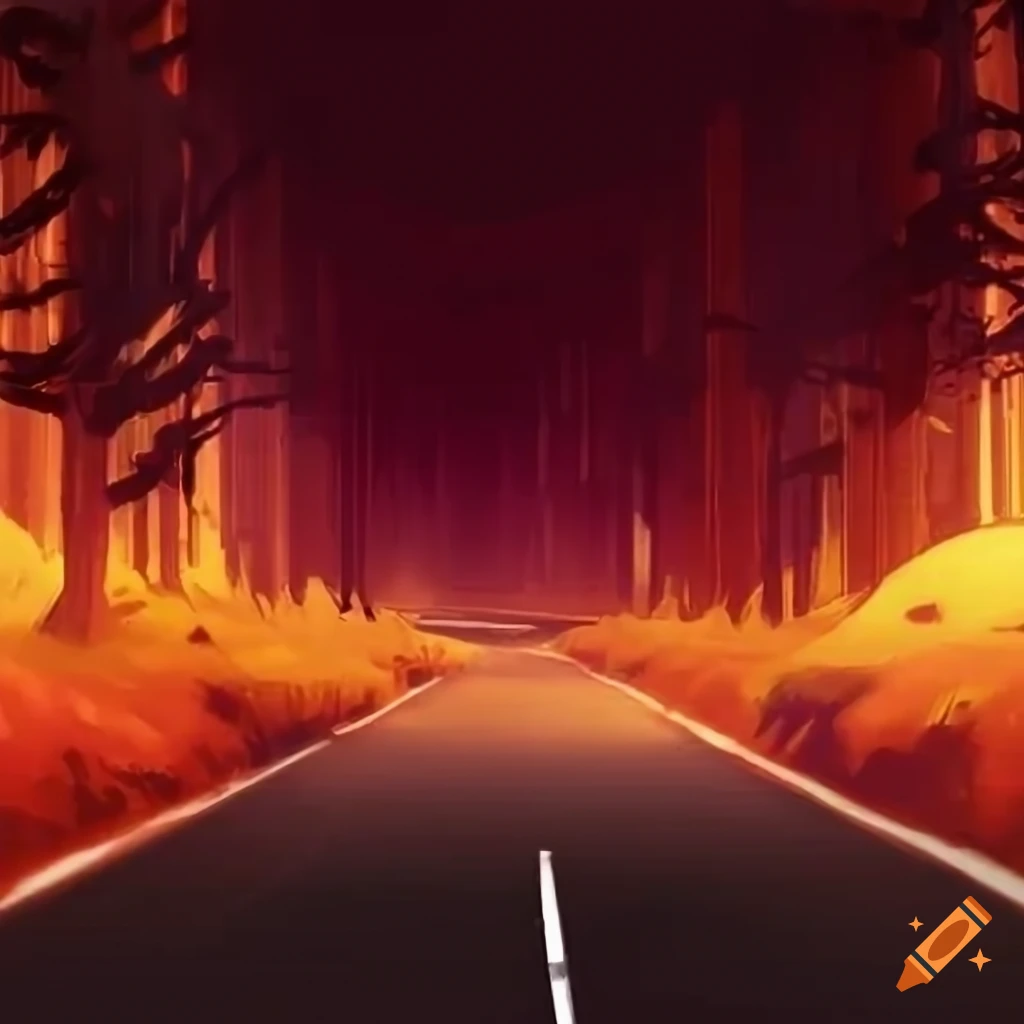 Background for game main menu featuring cars on Craiyon