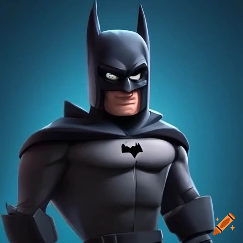 Batman from the dark knight in clash royale art on Craiyon