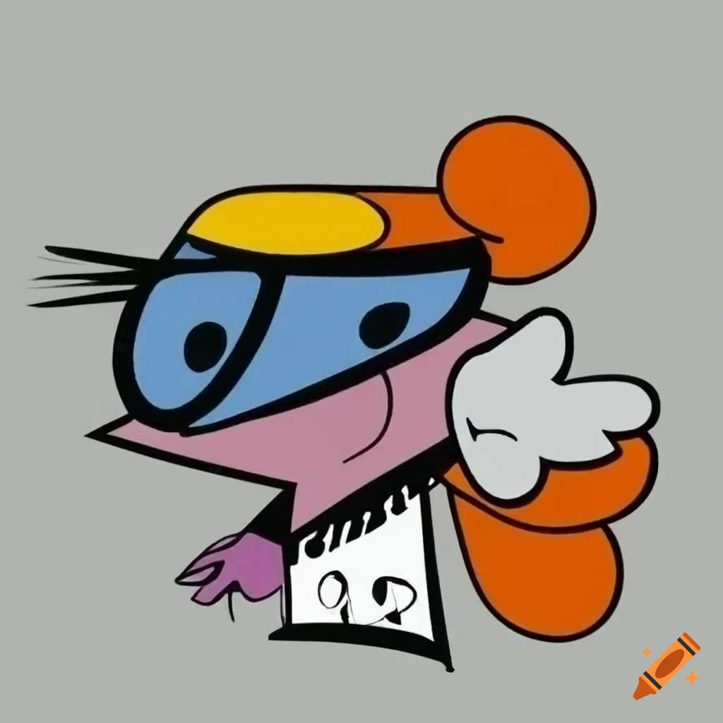 Dexter cartoon character on Craiyon