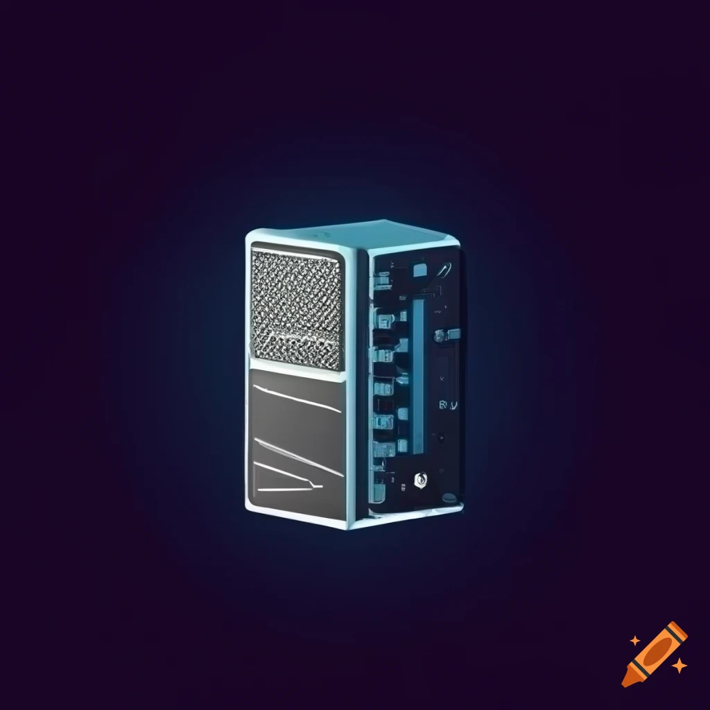 Minimalist and modern desktop computer build icon for a tech-savvy ...