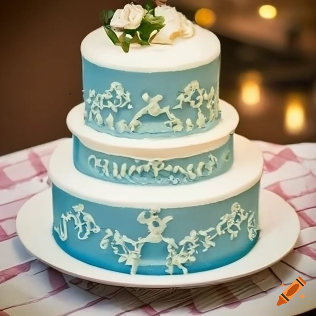 Wedgewood cake on Craiyon