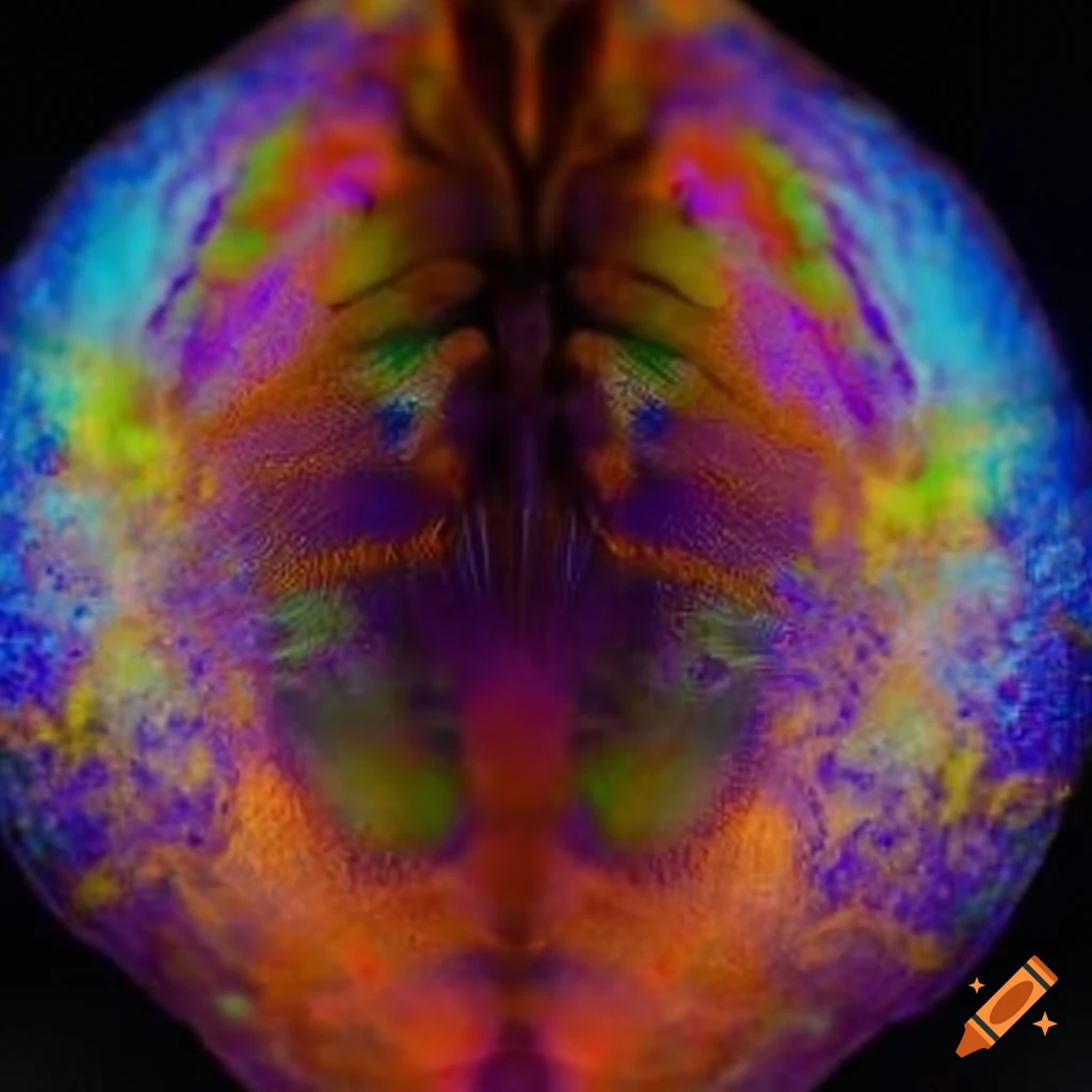 Shimmering iridescence on Craiyon