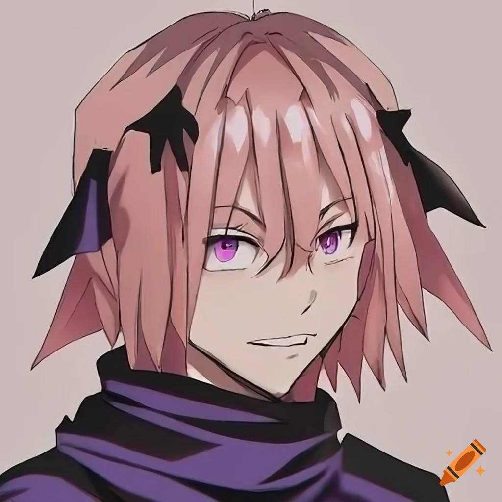 Astolfo in Gege Akutami's art style in Jujutsu Kaisen on Craiyon