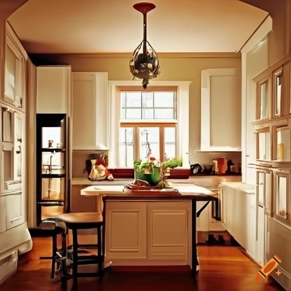 Average kitchen interior on Craiyon