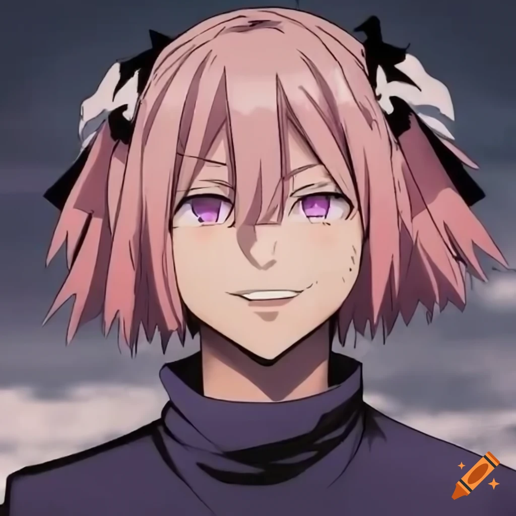 Astolfo in Gege Akutami's art style in Jujutsu Kaisen on Craiyon