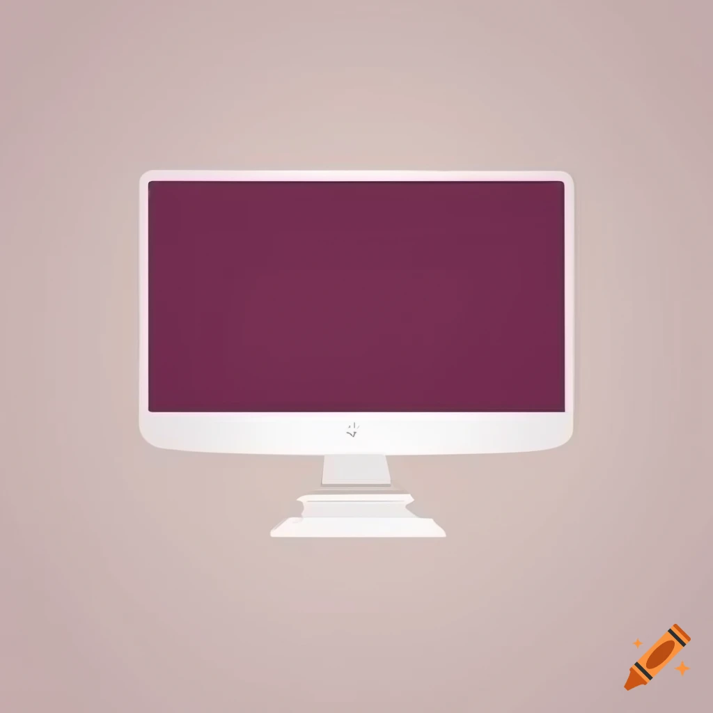 Minimalist and elegant computer icon for a tech-savvy company on Craiyon