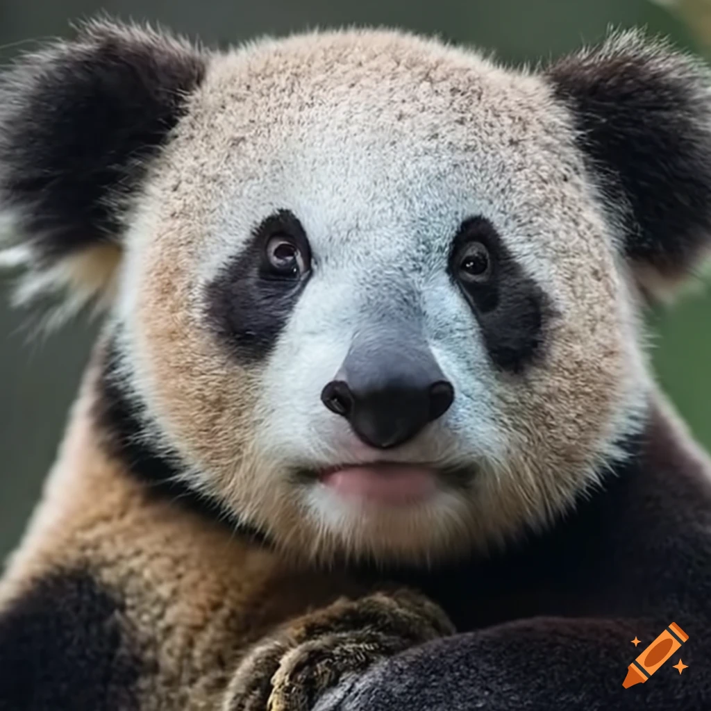 Panda and koala hybrid animal on Craiyon