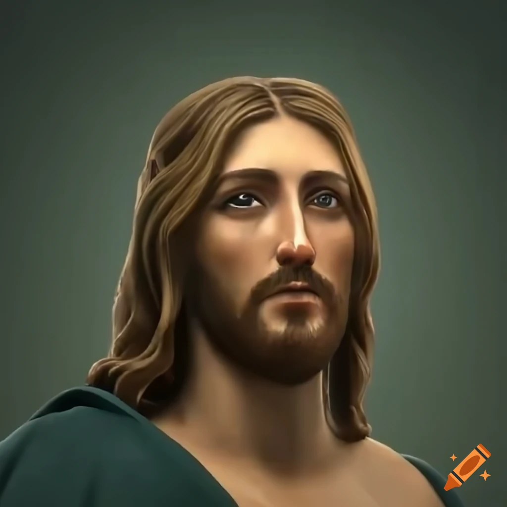 Cinematic depiction of jesus christ on the cross on Craiyon