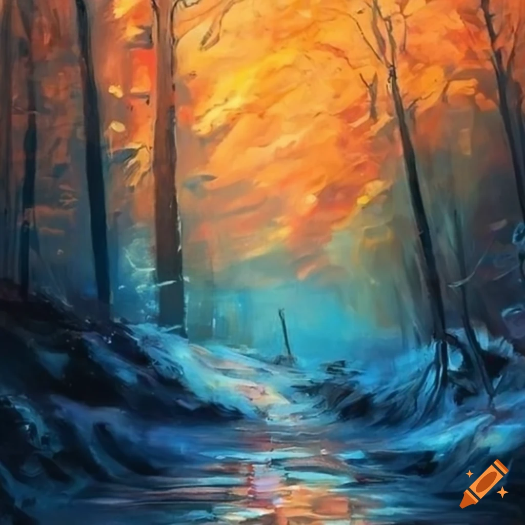 My way painting on Craiyon