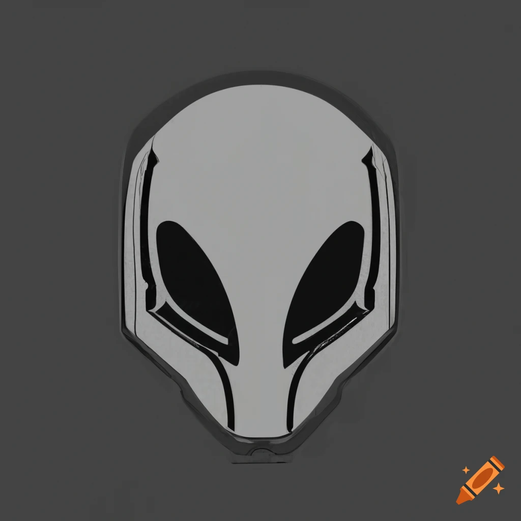 Logo for alien airsoft with futuristic warrior helmets and sleek ...