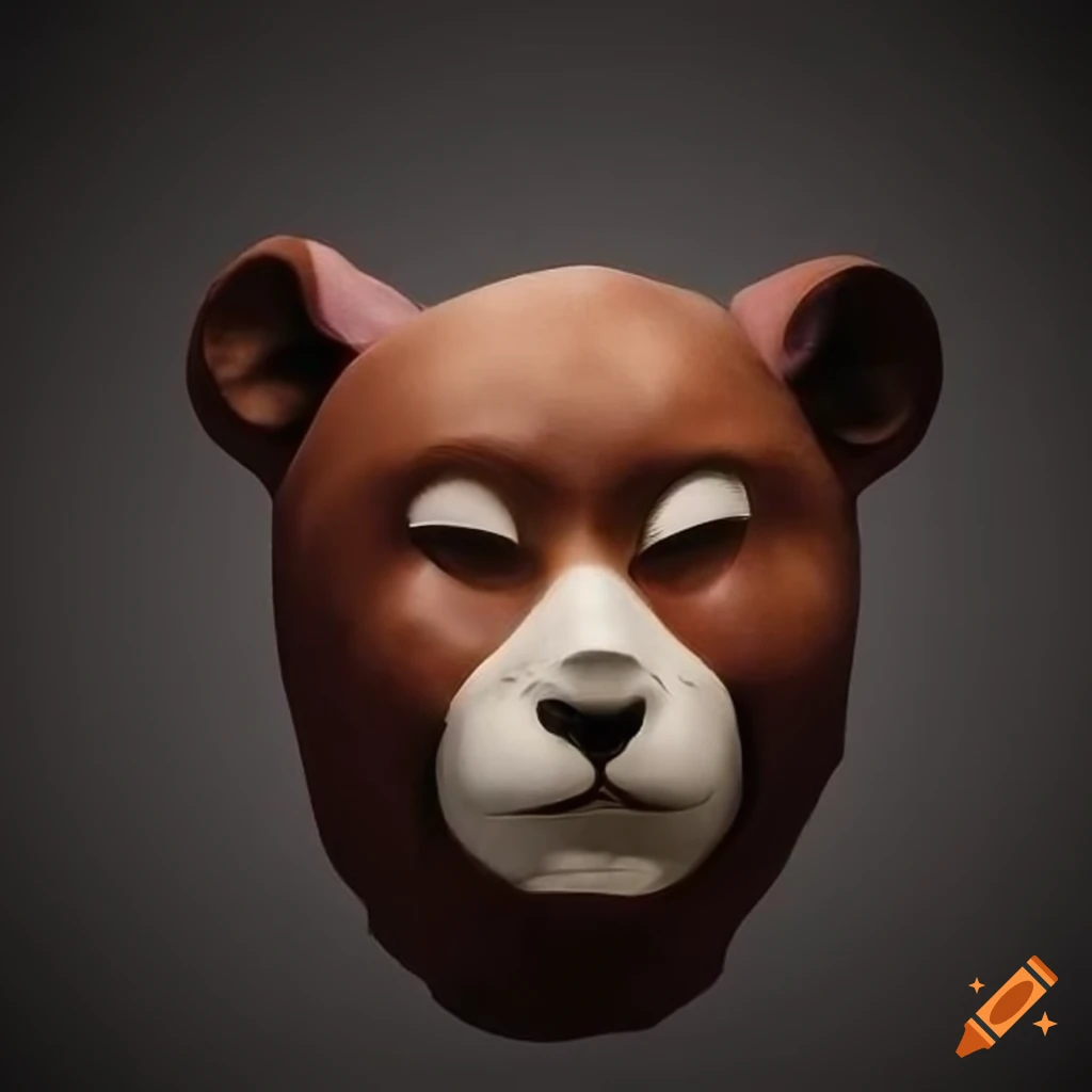 Carnival bear mask on Craiyon