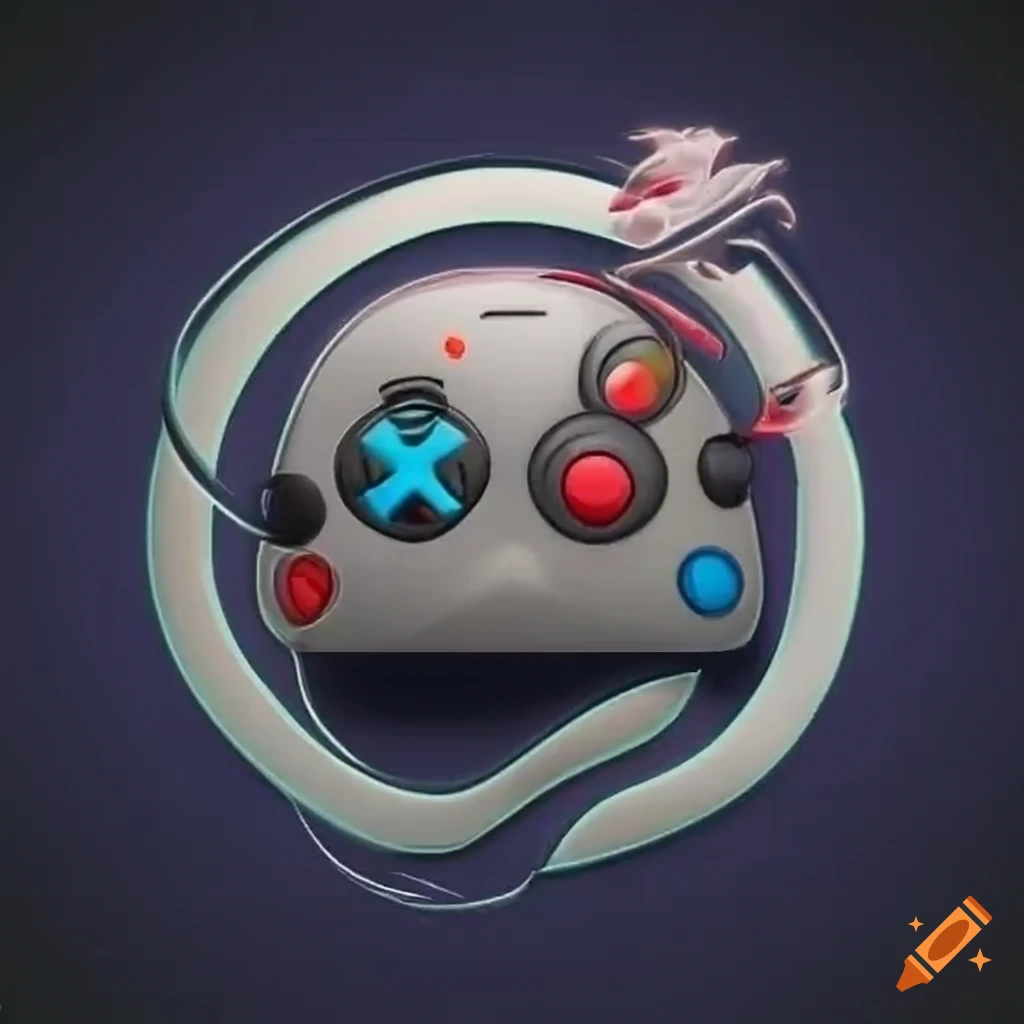 Fun gaming logo on Craiyon