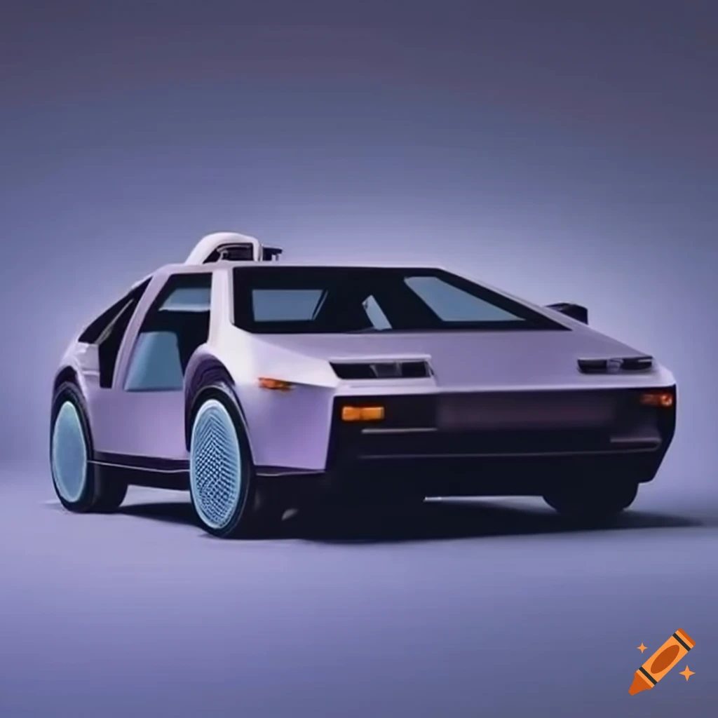 Electric car prototype by delorean motor company on Craiyon