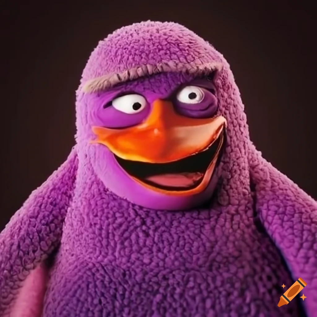 Grimace family on Craiyon