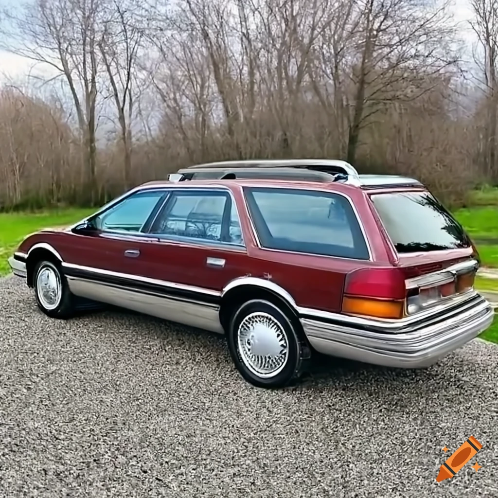 Sleek and stylish 1989 Ford Taurus-Mercury Sable wagon with split grill ...