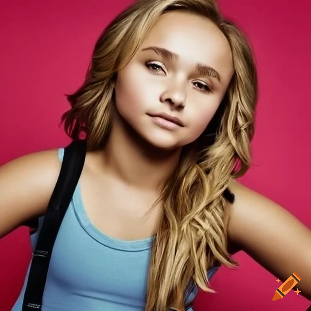 Tween model hayden panetierre on Craiyon