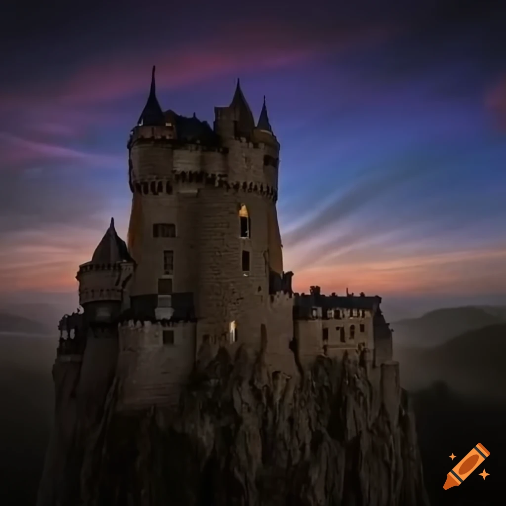 Giant castle on Craiyon