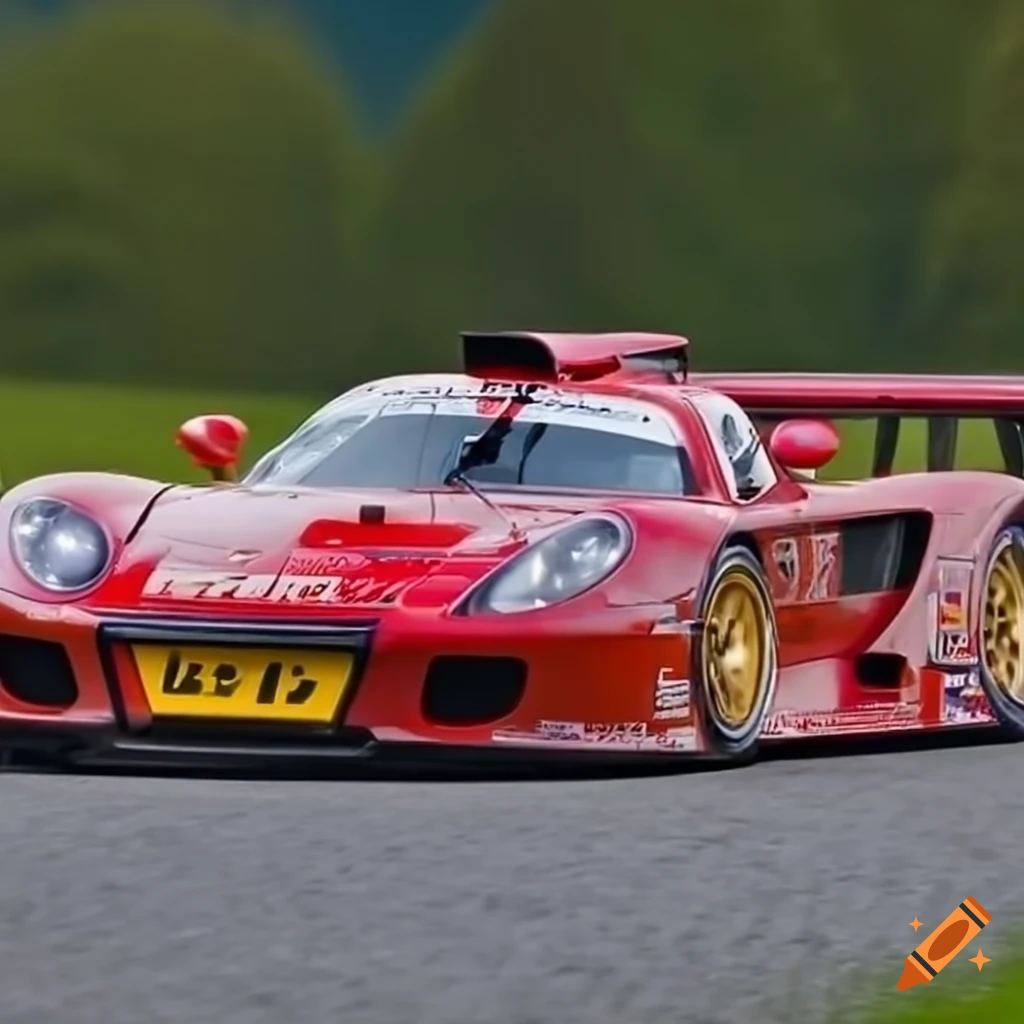 Porsche carrera gt gt1 race car on Craiyon