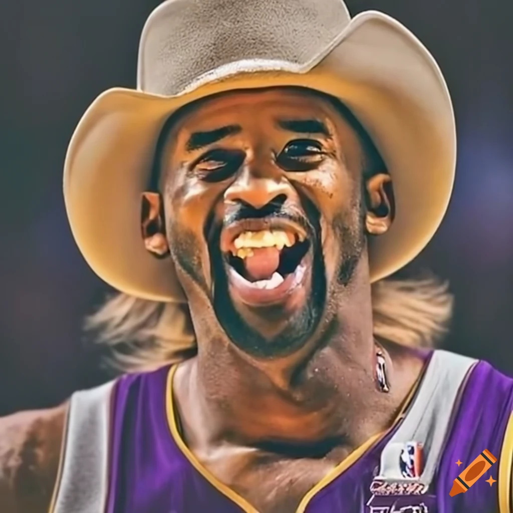 Artistic reinterpretation of kobe bryant and toby keith merged as kobe ...