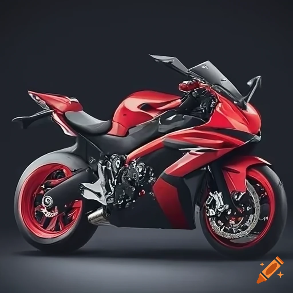 Supersport motorcycle on Craiyon