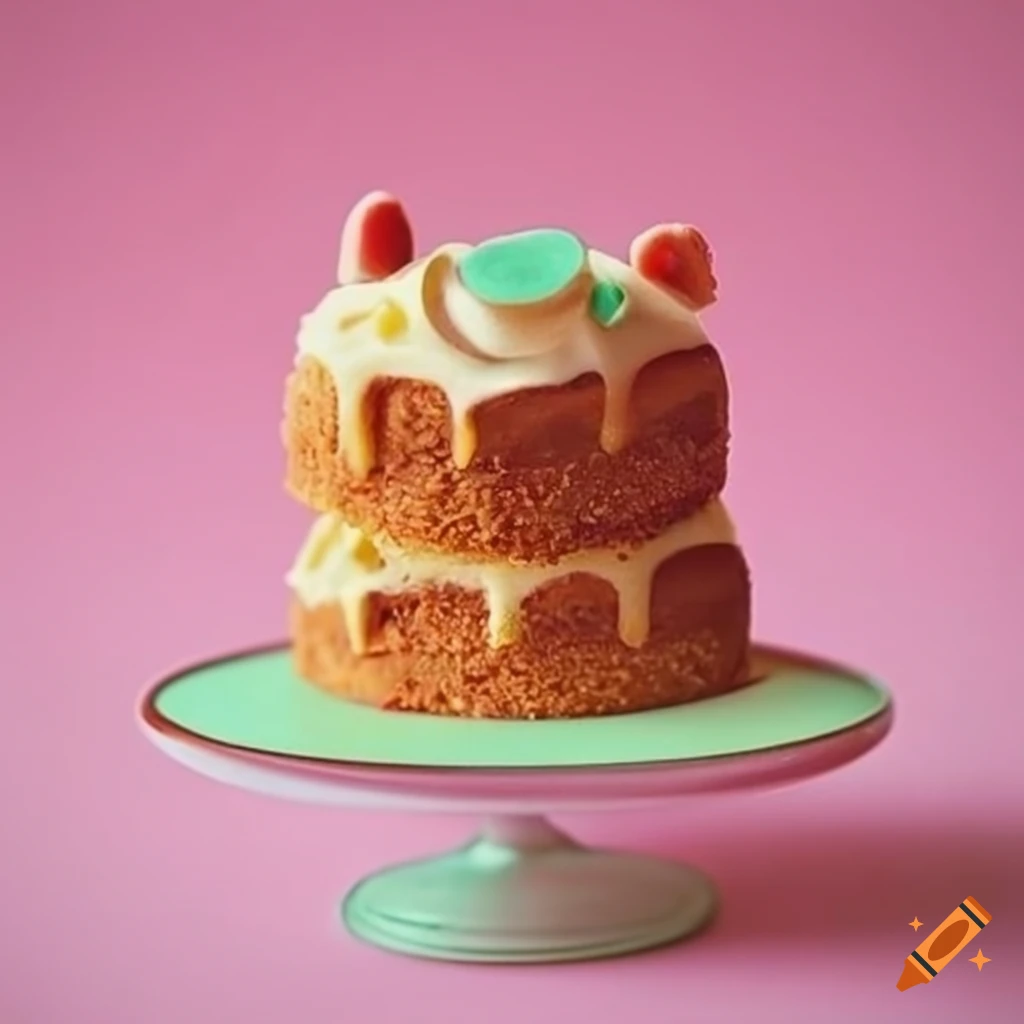 Tiny cake on Craiyon