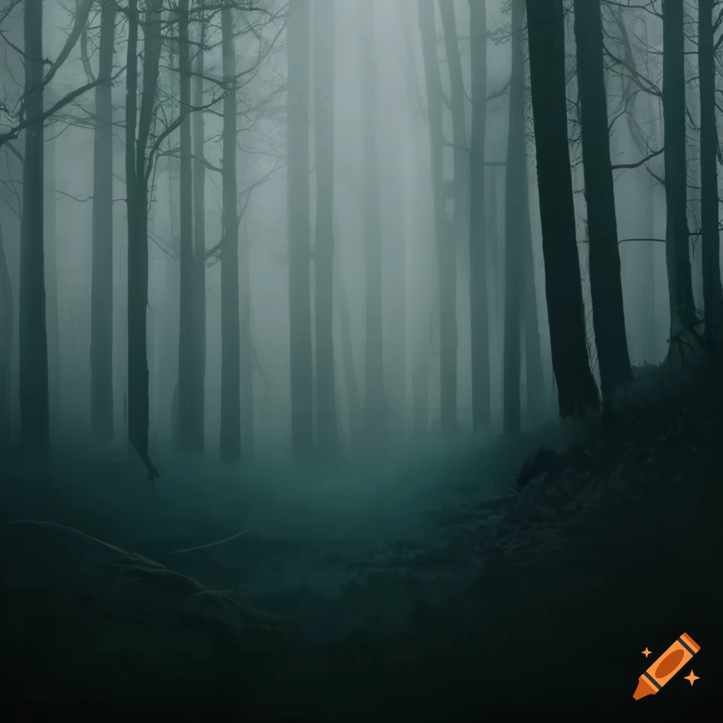 Deep Forest On A Foggy Night On Craiyon