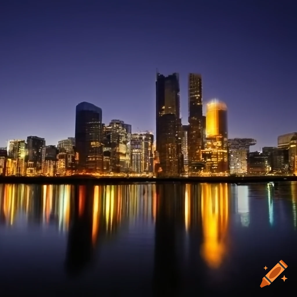 Collage of 16 different city images on Craiyon