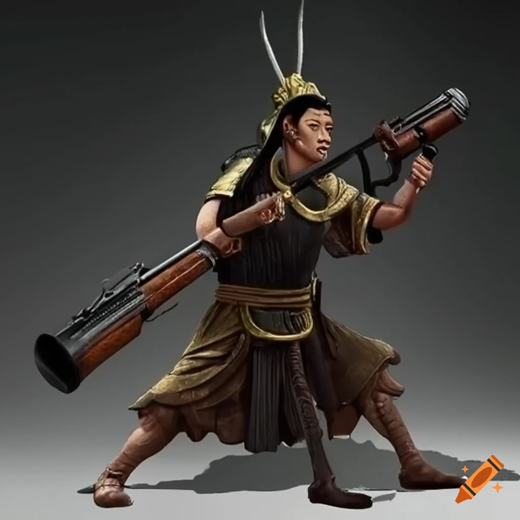 Ancient chinese gun from 1000 ad on Craiyon