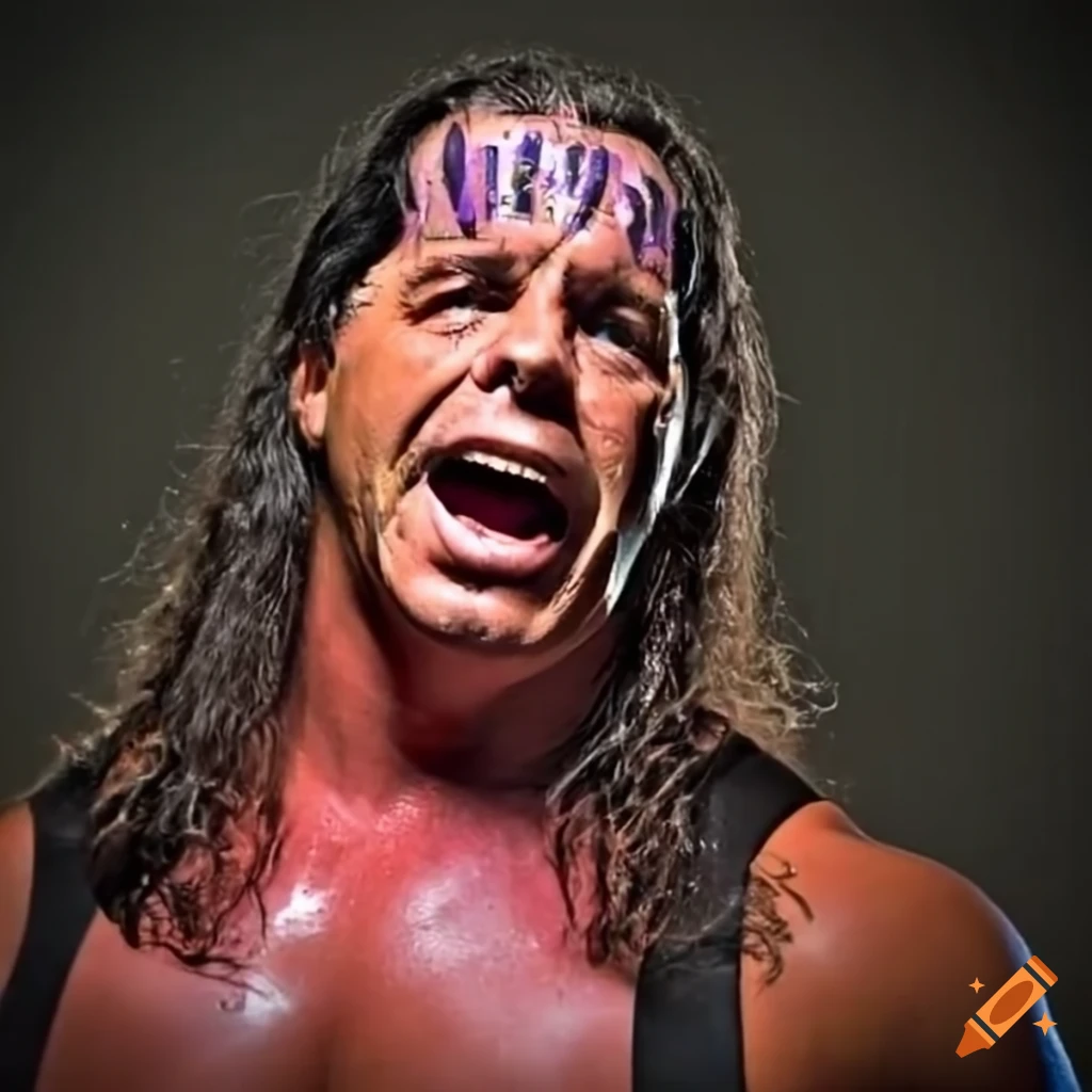 Bret hart wrestler on Craiyon