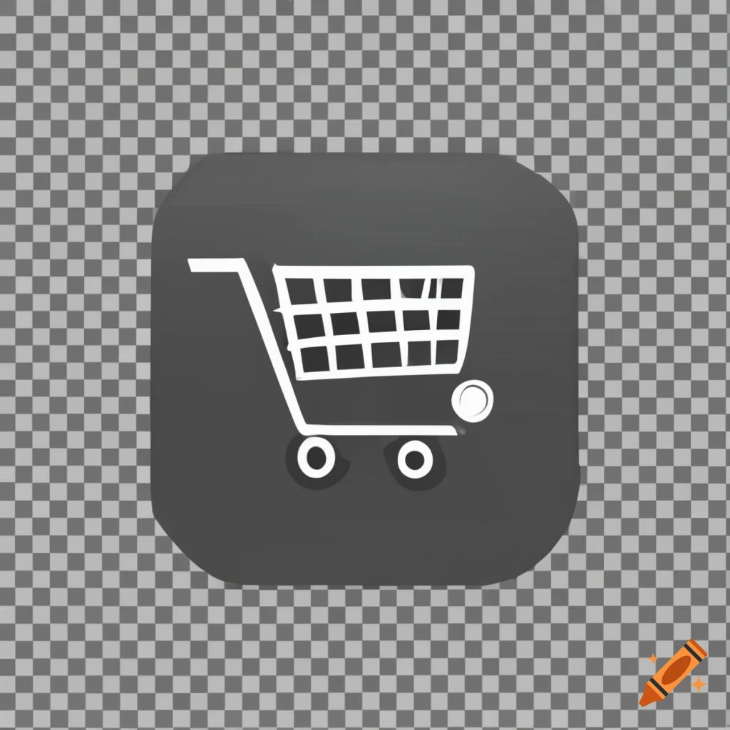 Shopping list application logo with transparent background on Craiyon