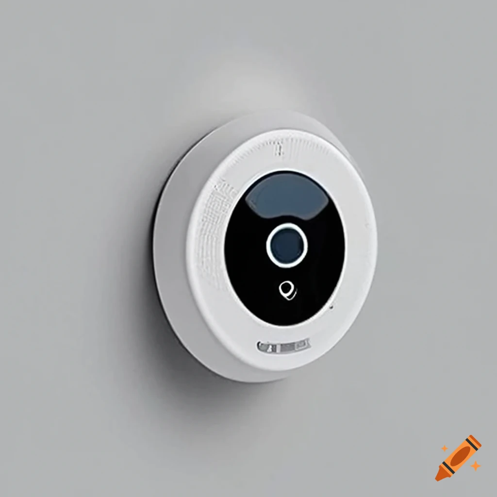 Ceiling mounted Minut sensor monitoring noise and occupancy in rental ...