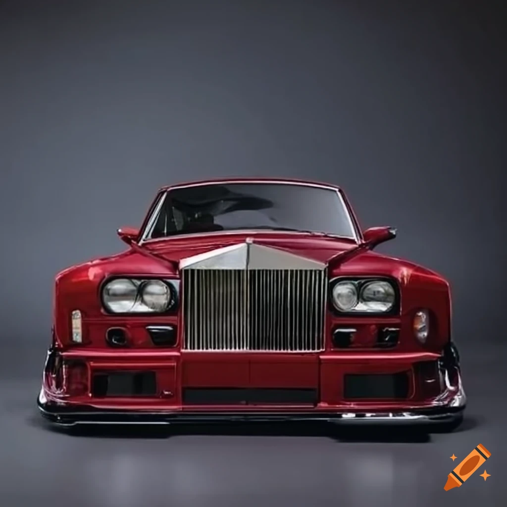 Modified old rolls royce with rwb body kit on Craiyon