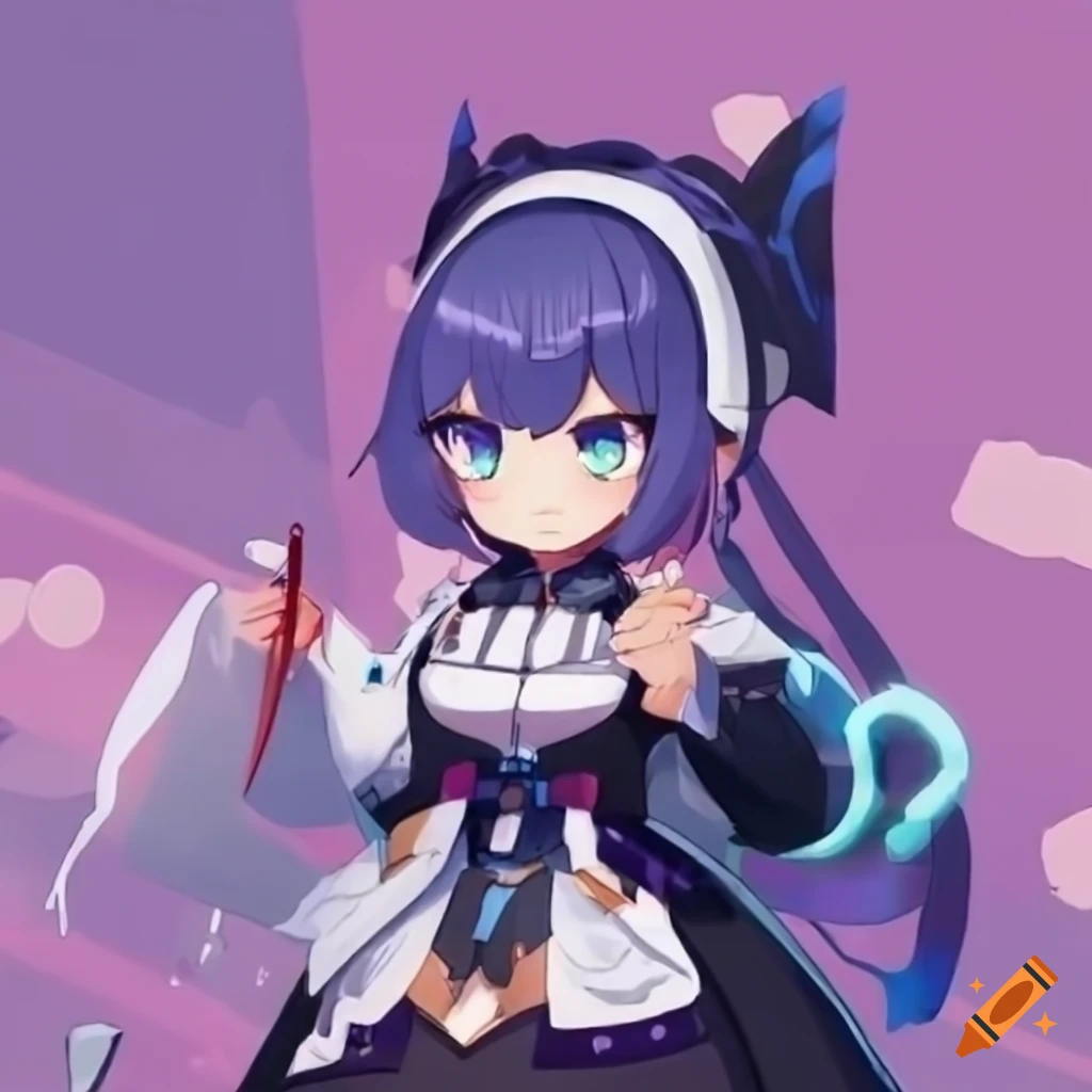 Blue archive on Craiyon