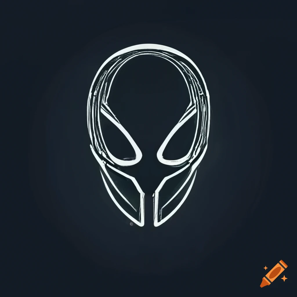 Abstract modern logo for Alien Airsoft with futuristic alien warrior ...