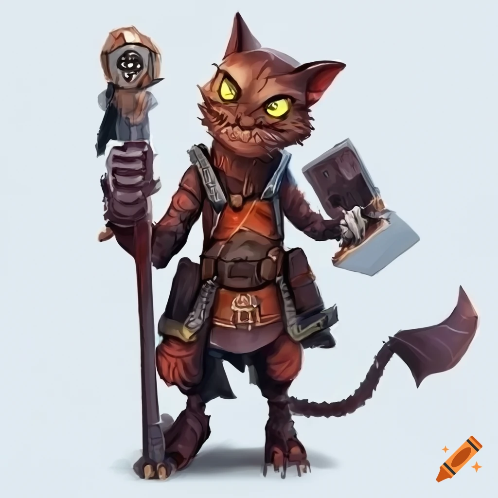 Kobold cat engineer on Craiyon