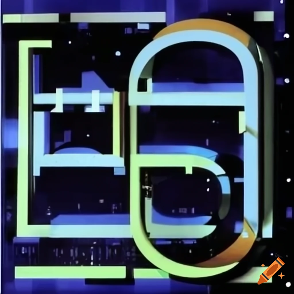 1997 channel 5 launch graphic on Craiyon