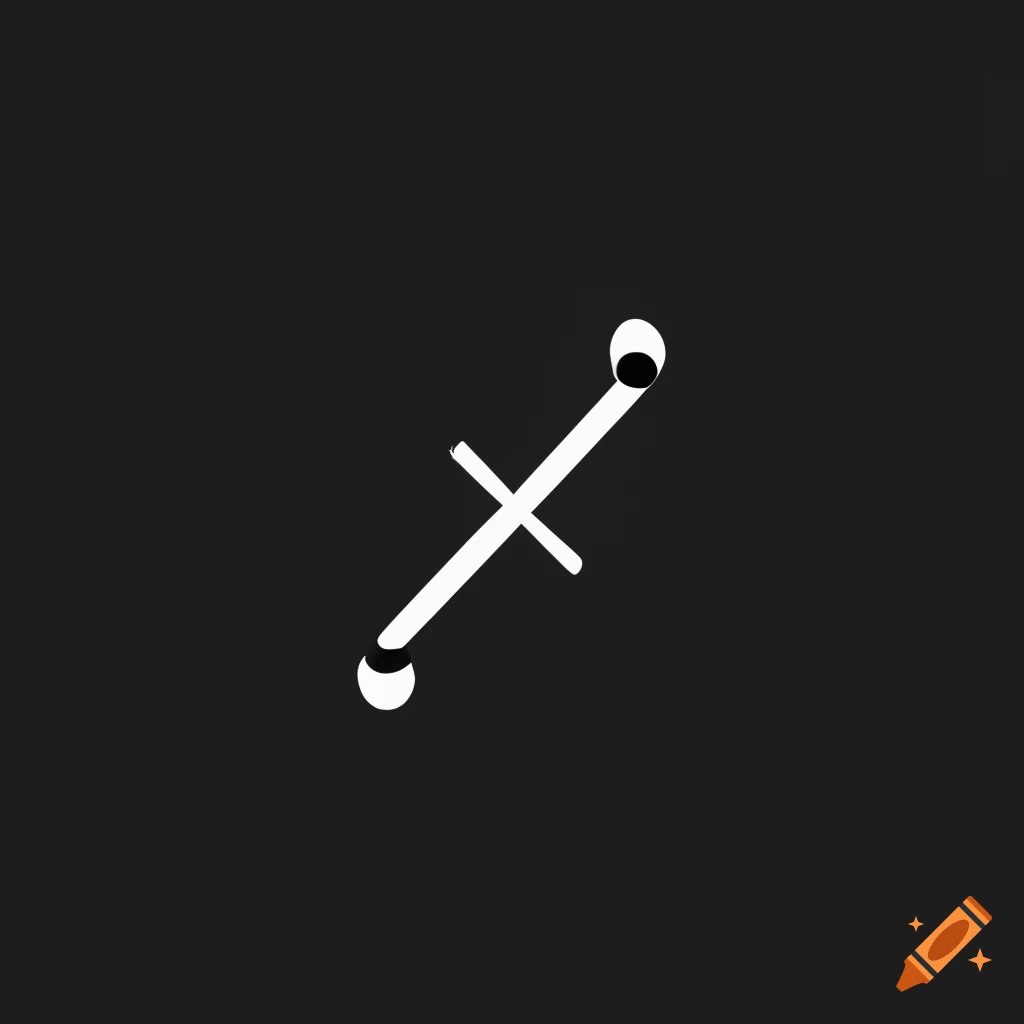 Simple black chapter divider with transparent background on Craiyon