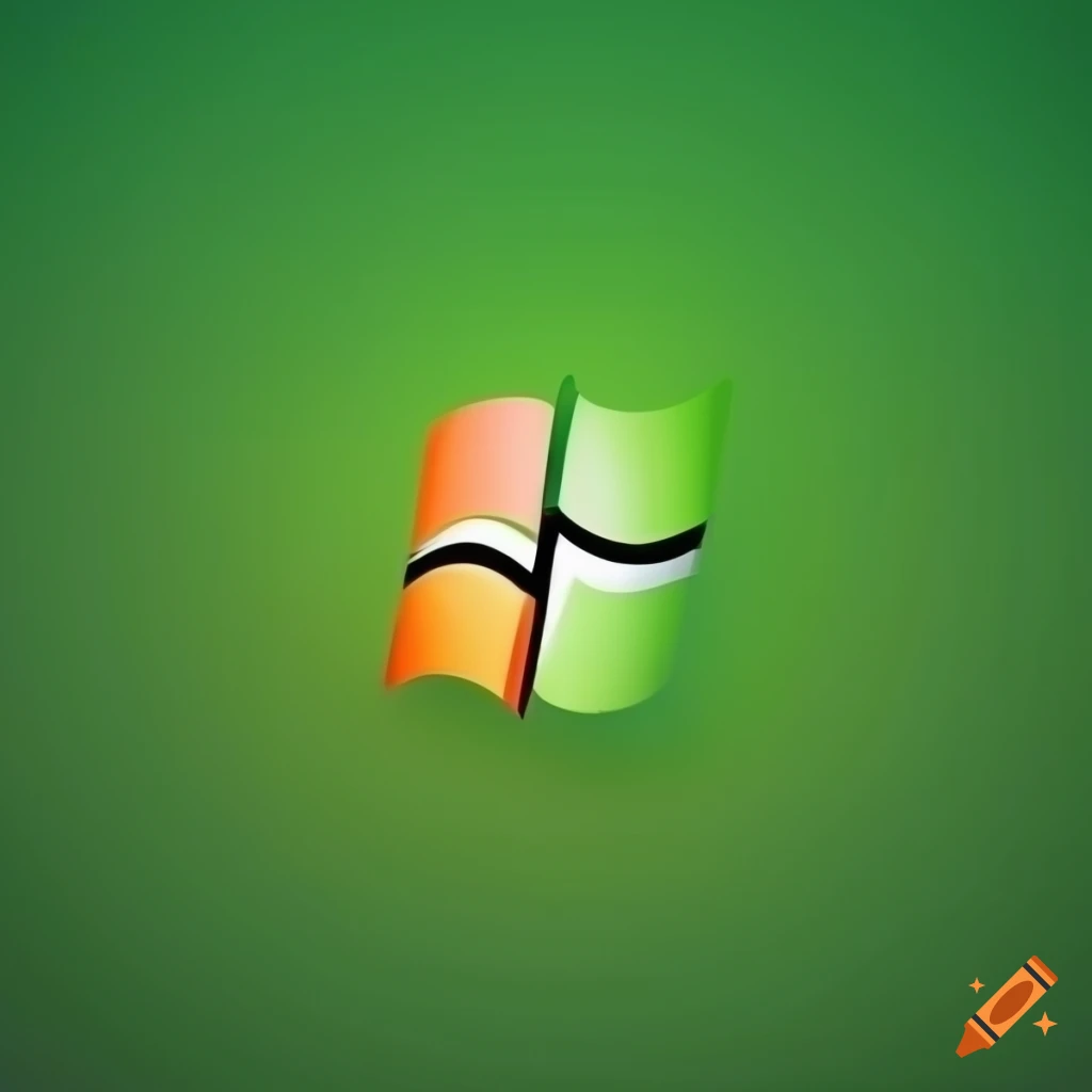 Clean and minimalist desktop with green background and Windows 7 icon ...