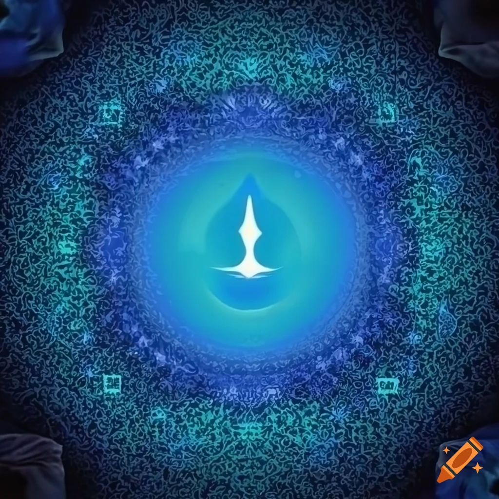 Logo representing graceful breathing, pure soul, and balance meditation ...