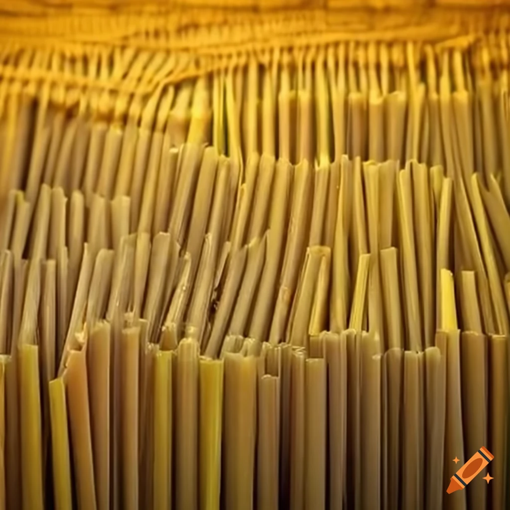 Rice-made water straws on Craiyon